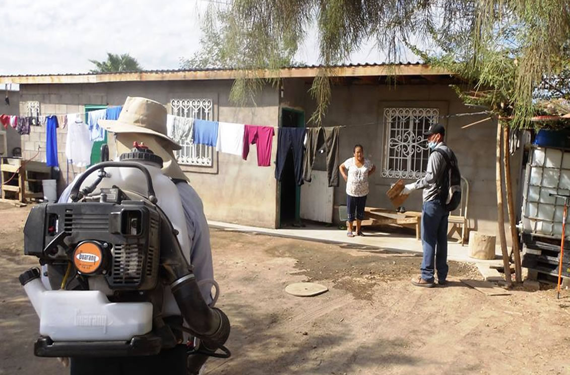 Contra el mosquito: Lava, tapa, voltea y tira