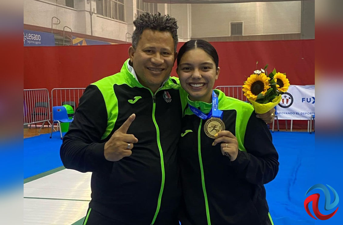 Natalia Botello ganó medalla de oro en esgrima en los Panamericanos