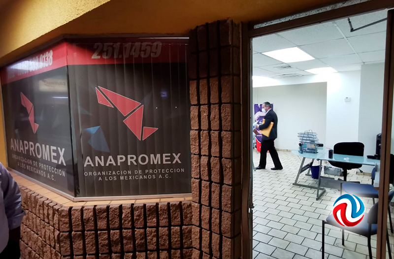 Catean oficinas de Anapromex en Mexicali