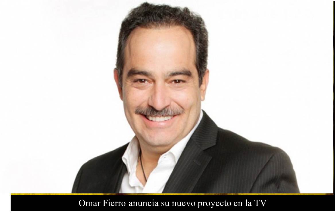Omar Fierro anuncia su nuevo proyecto en la TV