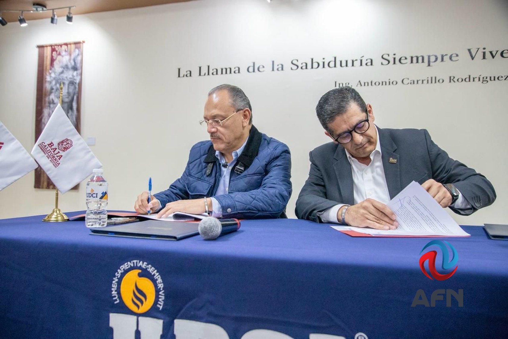 Firmaron convenio de colaboración la CESPT y la Universidad de las Californias