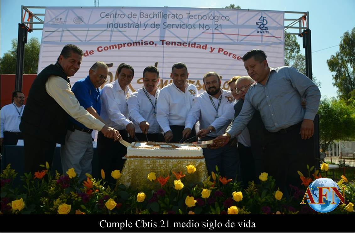 Cumple Cbtis 21 medio siglo de vida