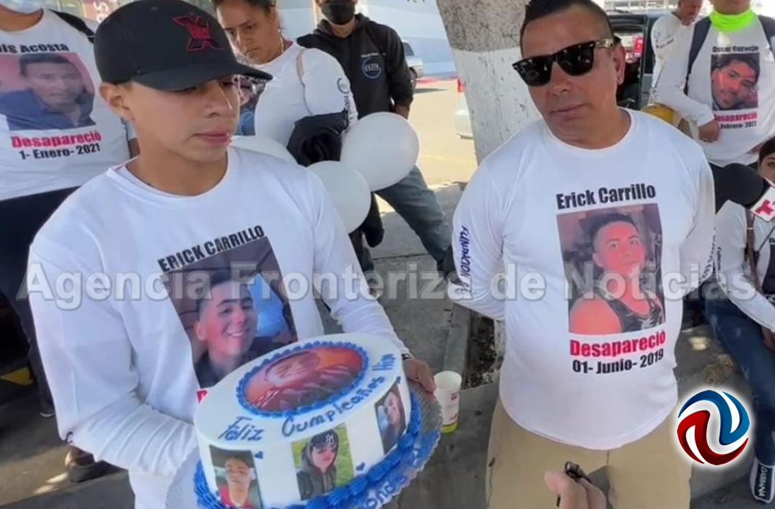 Recuerdan en su cumpleaños a Erick Carrillo; desapareció hace tres años