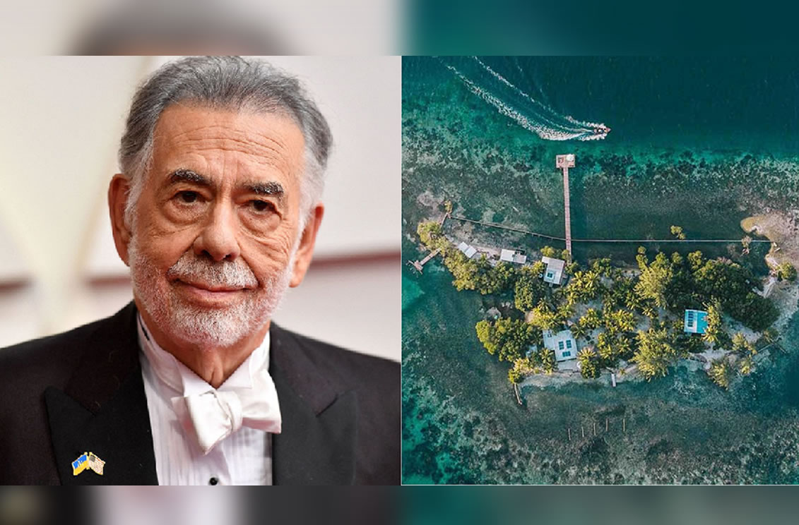 Francis Ford Coppola vende el arriendo de su isla privada en Belice por ...