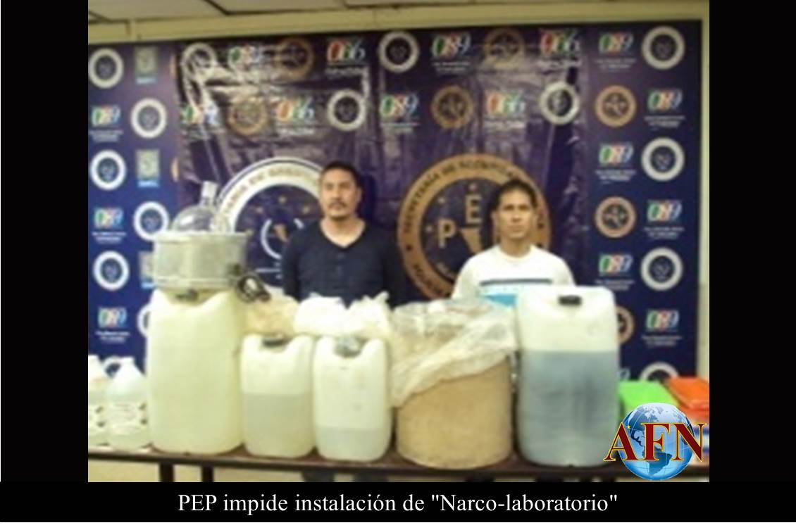PEP impide instalación de Narco-laboratorio