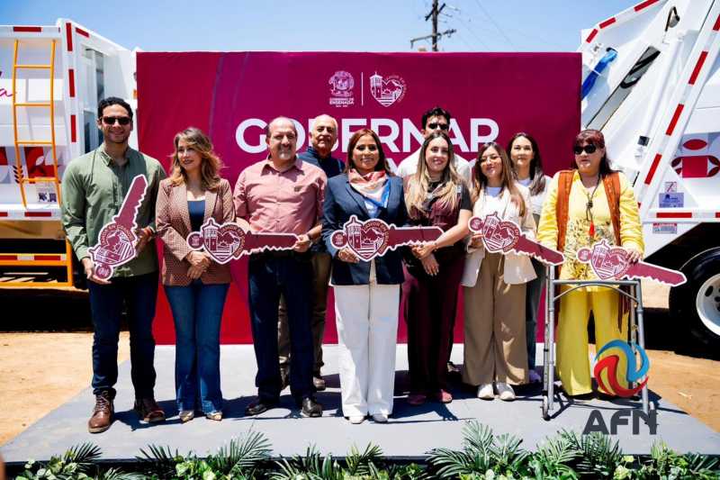 Entregó Claudia Agatón nuevo equipamiento para servicios de limpieza de ...