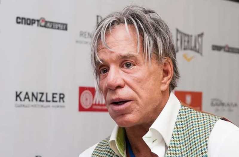 Mickey Rourke estalla y desmiente GoFundMe